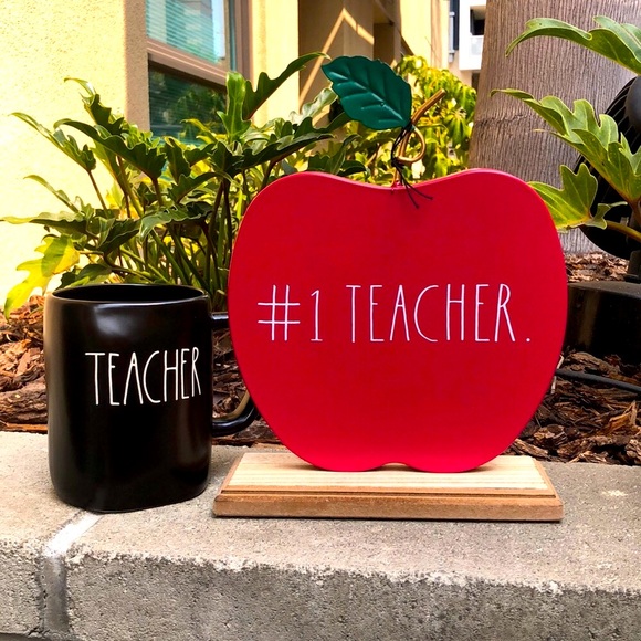 Rae Dunn | Other | Rae Dunn Teacher Gift Mug Sign | Poshmark